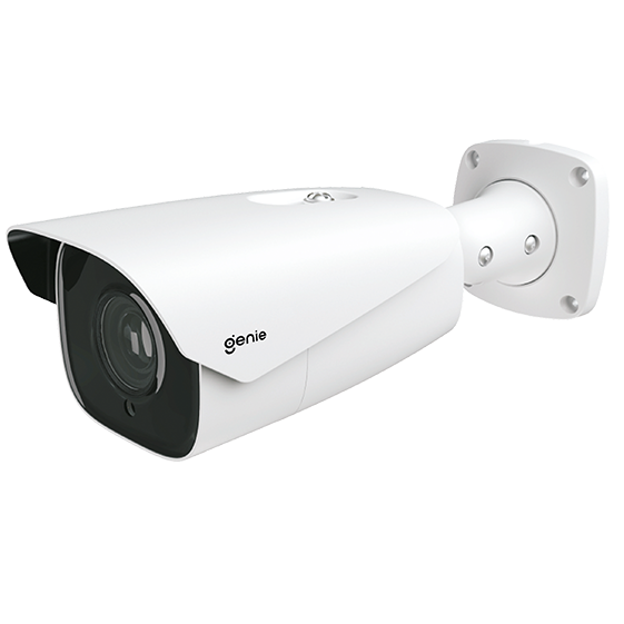 Genie WIPX4NLBVLPR 4MP ANPR Bullet Camera, 8-32mm Auto Focus Lens, 70m IR LEDS, 12vdc / 24v AC PoE
